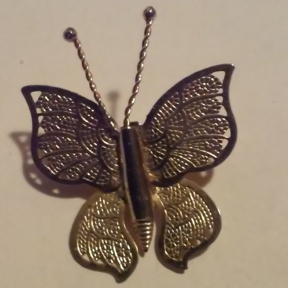 Source Unknown | Jewelry | Pin Butterfly Gold 14 X 114 | Poshmark